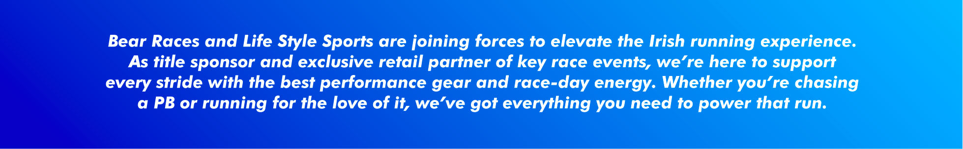 Bear Races x Life Style Sports